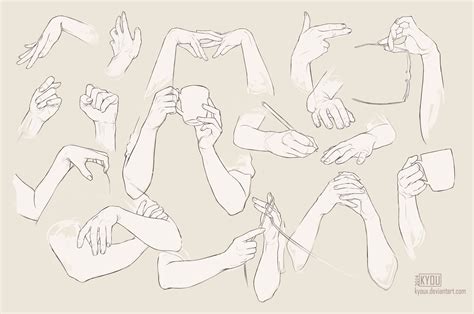 Hands Reference Girl By Kyoux On Deviantart Arm Drawing Drawing Reference Drawing