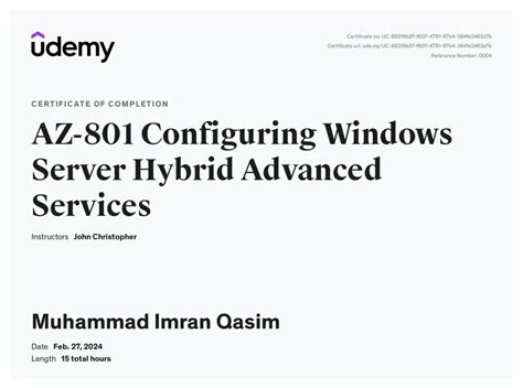 Muhammad Imran Qasim On Linkedin Udemy Course Completion Certificate