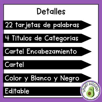 Palabras Conectores y de Transición Spanish Transition Words Escritura