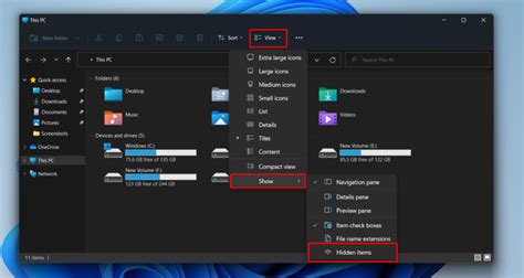 Cómo mostrar archivos ocultos en Windows 11 islaBit