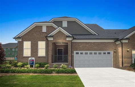 Abbeyville With Basement Plan At Maple Ridge In Clinton Township Mi By