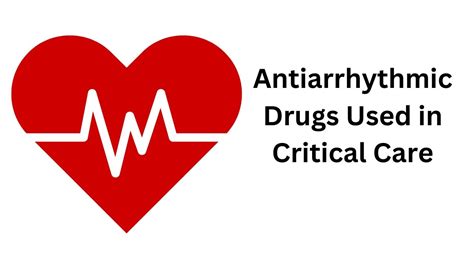 Medical Phamacology Lecture And Text Antiarrhythmic Drugs