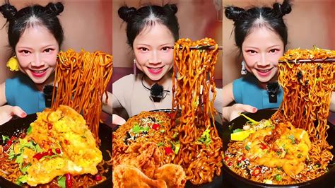Asmr Spicy Food Noodles Eating Spicy Food Mukbang 매운먹방 중국음식 Asmr