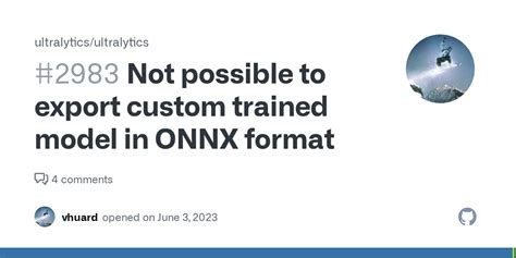 Not Possible To Export Custom Trained Model In ONNX Format Issue