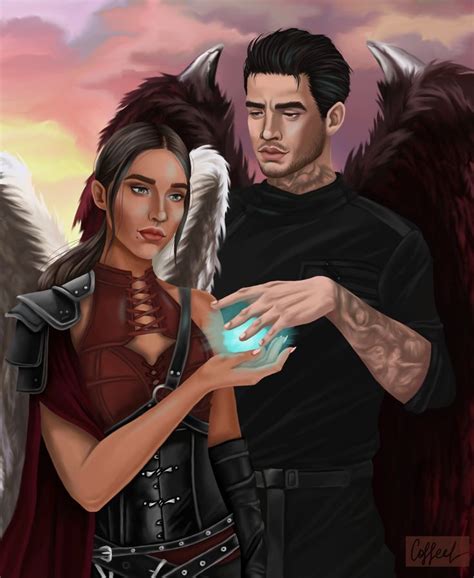 Люцифер & Вики | Disney drawings, Angel art, Romance