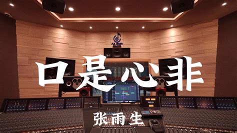 张雨生《口是心非》百万豪装录音棚大声听 Jlrs Leofm Jlrs Leofm 哔哩哔哩视频