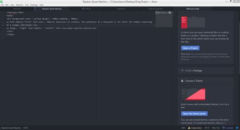 Atom Code Editor Why Is My Code Not In Color Stack Overflow