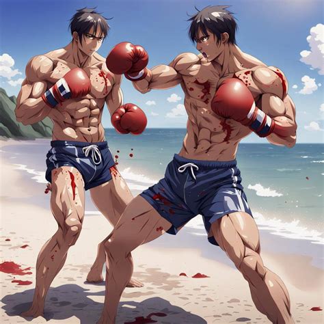 Beach Fights By Ai Boxing Dude On Deviantart