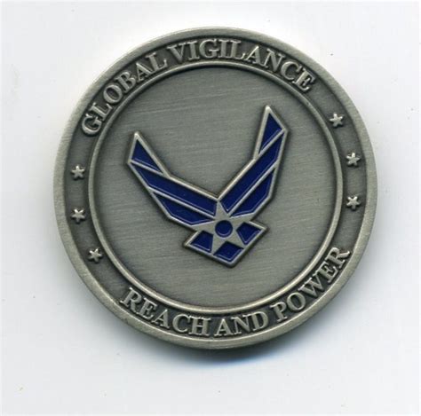 Usaf Us Air Force Global Vigilance Reach And Power Challenge Coin 15