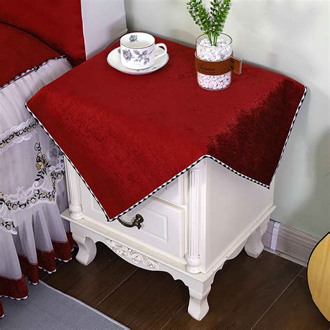 Square Tableclothnightstand Table Clothsmall Table Cover Bedside