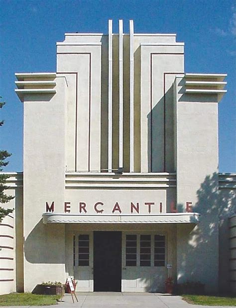 Art Deco Architecture Mergantife Movie Theater