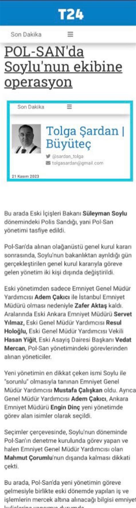 Süleyman Soylu dan hakkında haber yapan gazetecilere Hırsları