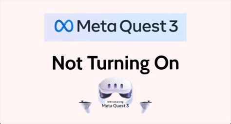 How To Fix Meta Quest Not Turning On NetworkBuildz