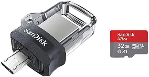 SanDisk Ultra Dual GB USB OTG Pen Drive Black Ultra MicroSD UHS I Card GB MB S