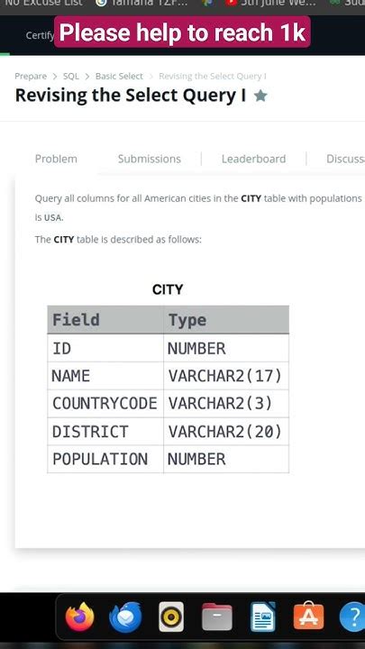 hackerrank sql solution 1 revising the select query 1 python
