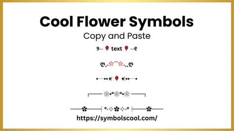 37 Famous Cute Symbols Copy And Paste