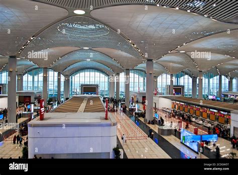 Istanbul Turkey Circa April 2019 The Interior Ceiling Of Istanbul New