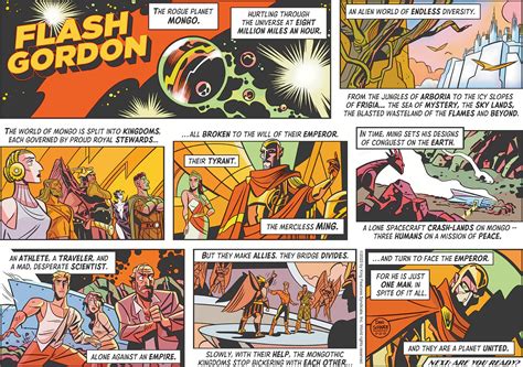 Flash Gordon Vintage Comic Strip 1955 01 01 Comics Kingdom