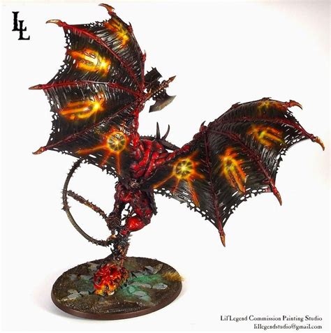 Bloodthirster Got Back Err Wing Tats Khorne Warhammer Fantasy
