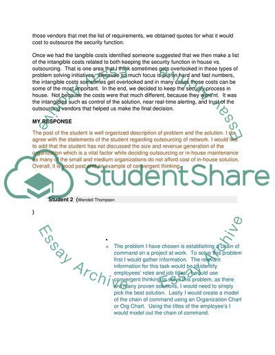 Cis 331 Discussion Wwek 2 Essay Example Topics And Well Written