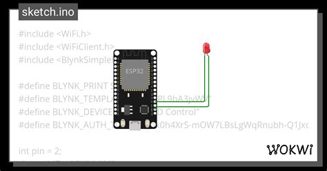 Blynk Wokwi ESP STM Arduino Simulator