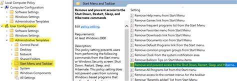 How To Disable Only Shutdown Option In Windows 10 By Using Gpo Microsoft Qanda