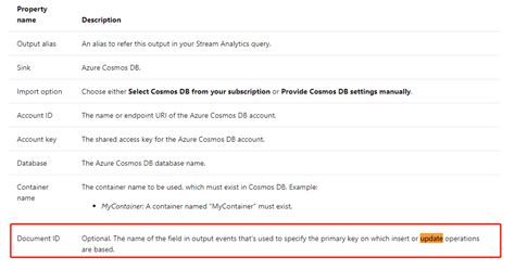 Azure Stream Analytics Problem In Update Fields Stack Overflow