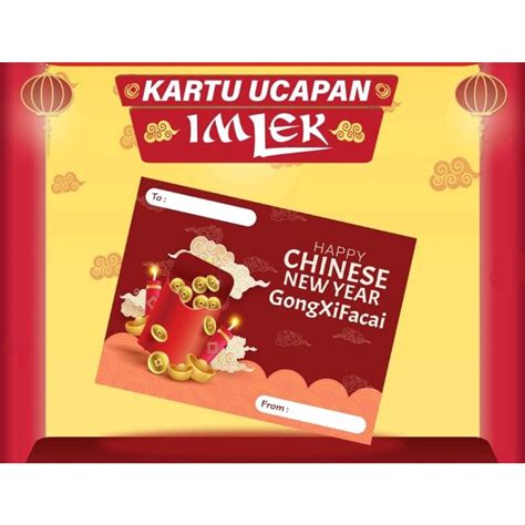 Jual Kartu Ucapan Imlek Shopee Indonesia