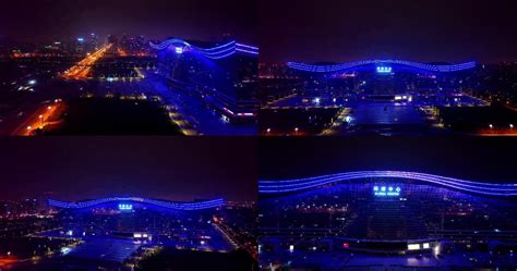 成都市中心夜景最美金堂大山谷图库