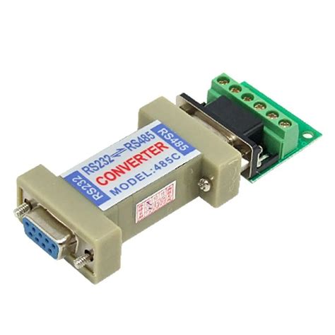 New RS232 To RS485 Communication Data Converter Adapter With A Terminal