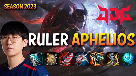 JDG Ruler APHELIOS Vs DRAVEN ADC Patch 13 22 KR Ranked YouTube