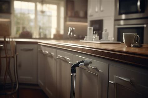 Premium Photo Closeup Of A Person With A Cane Using Adaptive