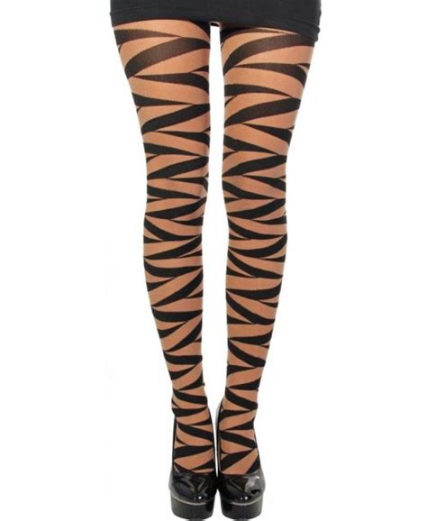 Pamela Mann Bandage Print Natural Nude Tights