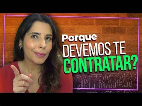 Porque eu mereço essa vaga resposta