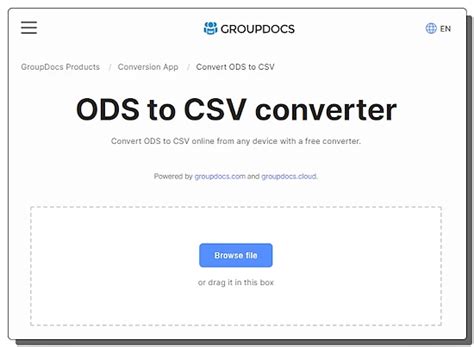 10 Best Free Online Ods To Csv Converter Websites