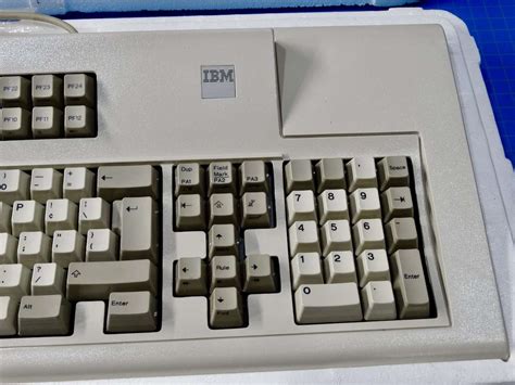1996 IBM Model M122 Battleship 1387001 2 7 96 With Original Styrofoam And Box And IBM Key Cap