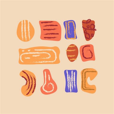 Premium Vector Shapes And Elements Simple