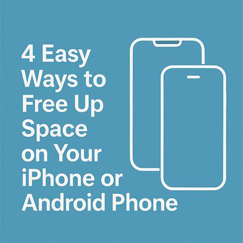 4 Easy Ways To Free Up Storage Space On Your Iphone Or Android Phone Technology News The