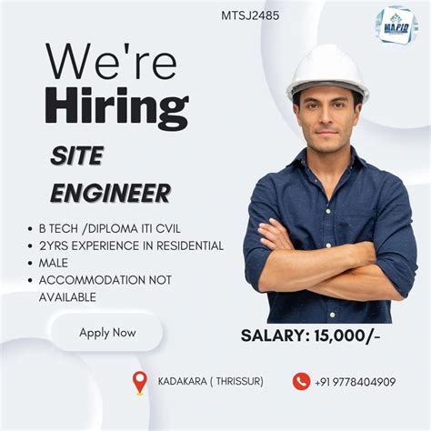 Naseefa Noufal On Linkedin Mtsj2485 Site Engineer Btech Diploma Iti Civil Male Kodakara