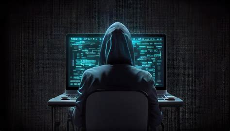 Premium Ai Image Anonymous Hacker Without Face Typing Computer Laptop Concept Of Hacking
