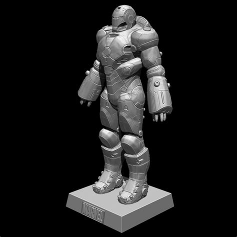 Stl File Iron Man Mark Xxxvii Hammerhead 👨 ・3d Printer Design To