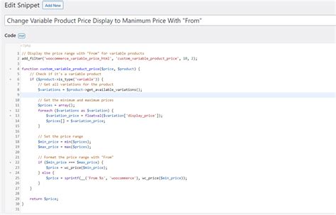 How To Change The Variable Product Price Display In WooCommerce Guide AovUp Formerly