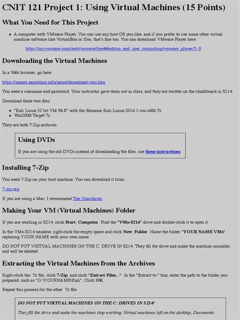Lab 1 Using Virtual Machines Pdf