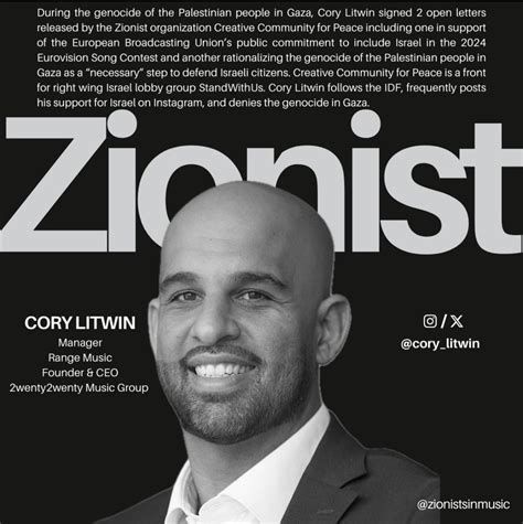 Cory Litwin Zionist Pppa