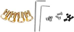 SOSOUL PCS Mm To Mm Brass Combiner Wheel Hub Hex Adapter For B B B B C C MN D