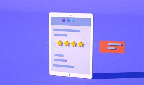Isometric Icon Feedback Concept Stock Illustration Illustration Of