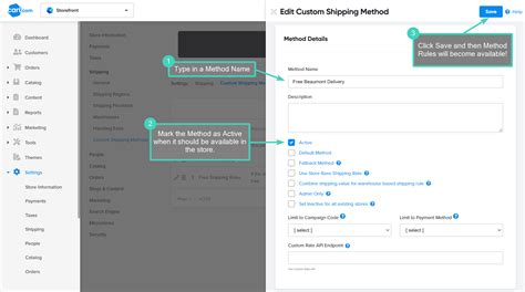 How To Use Custom Shipping Methods Knowledge Center
