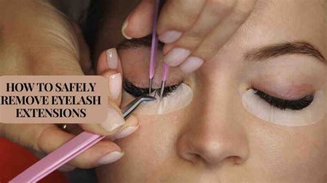 How To Safely Remove Eyelash Extensions Without Damaging