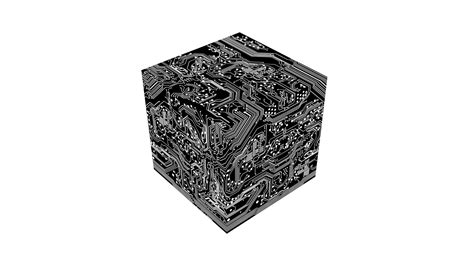 3d Cube Circuit Turbosquid 1258409