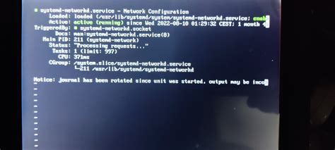 raspberry network problems after update technical assistance